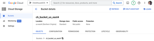 Integrate Google Cloud Storage with ClickHouse | ClickHouse Docs