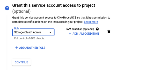 Integrate Google Cloud Storage with ClickHouse | ClickHouse Docs