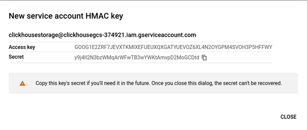Integrate Google Cloud Storage with ClickHouse | ClickHouse Docs
