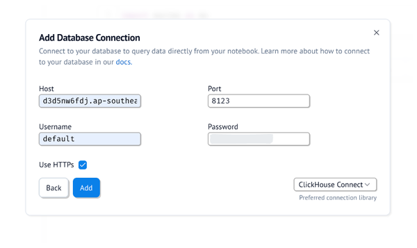 Using marimo with ClickHouse | ClickHouse Docs