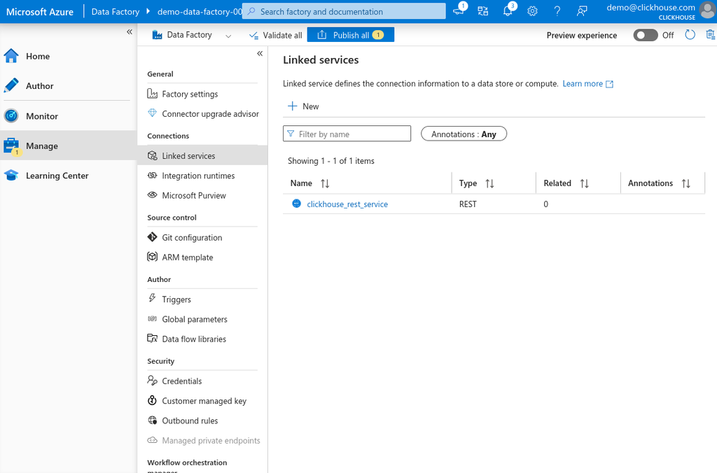 Using ClickHouse HTTP Interface to bring Azure data into ClickHouse | ClickHouse Docs