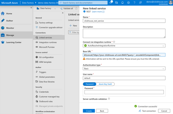 Using ClickHouse HTTP Interface to bring Azure data into ClickHouse | ClickHouse Docs