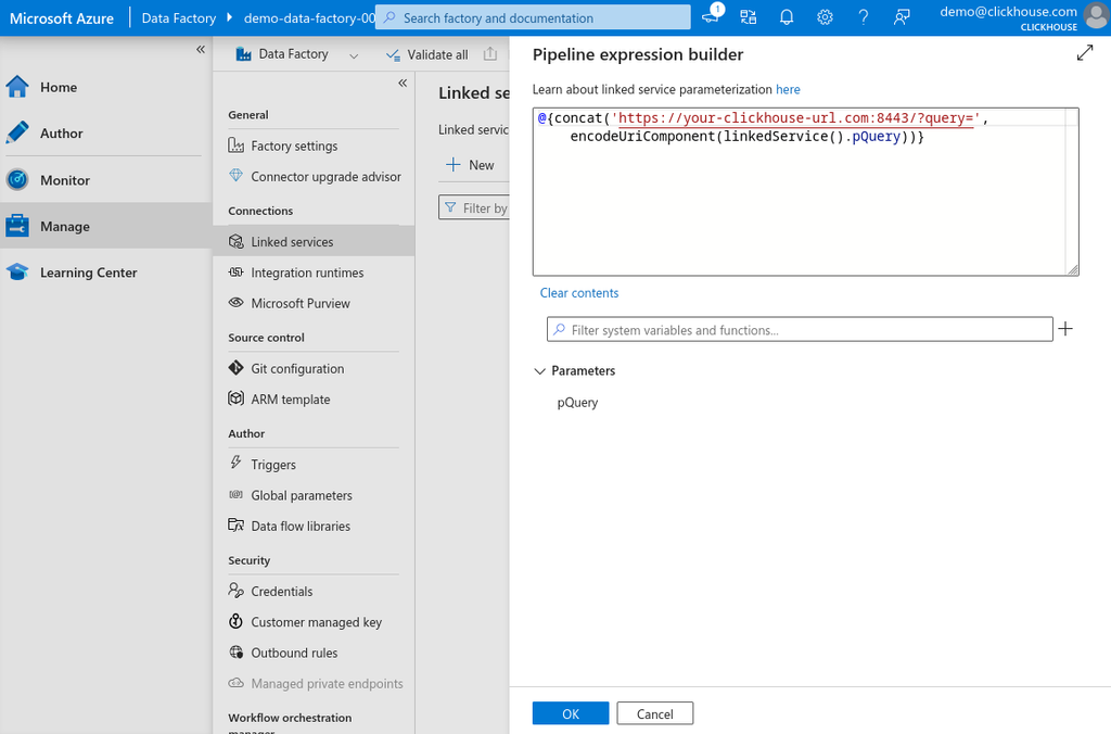 Using ClickHouse HTTP Interface to bring Azure data into ClickHouse | ClickHouse Docs