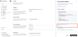 AWS PrivateLink | ClickHouse Docs