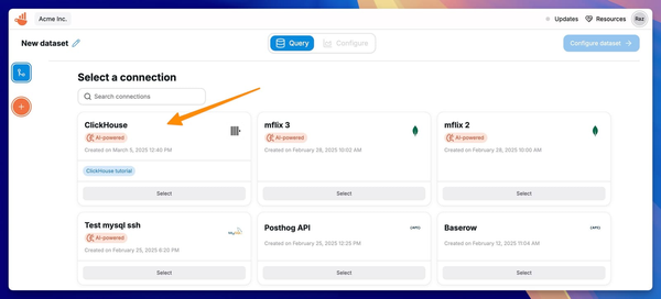Connecting Chartbrew to ClickHouse | ClickHouse Docs