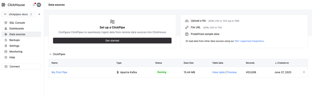 Integrating Object Storage with ClickHouse Cloud | ClickHouse Docs