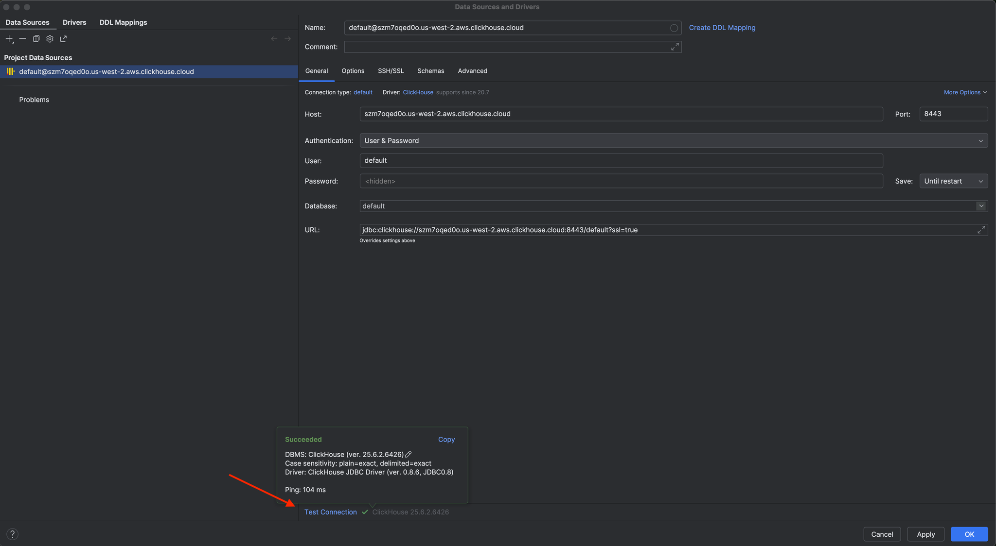 Connecting DataGrip to ClickHouse | ClickHouse Docs