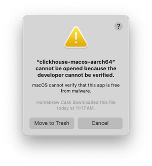 Install ClickHouse using Homebrew | ClickHouse Docs