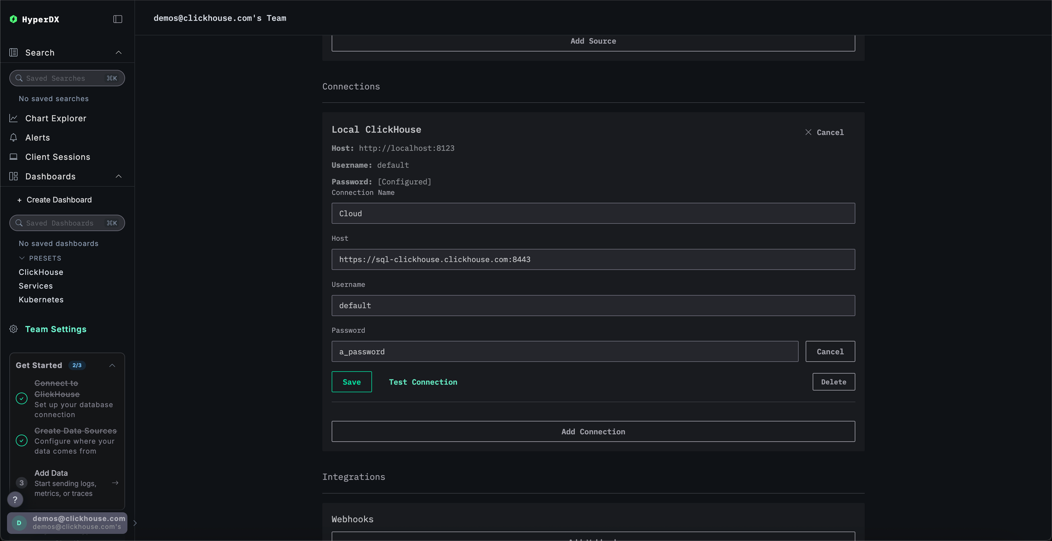 Getting Started with ClickStack | ClickHouse Docs