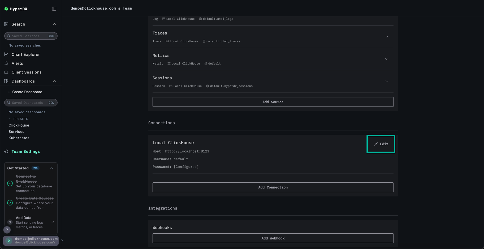 Getting Started with ClickStack | ClickHouse Docs