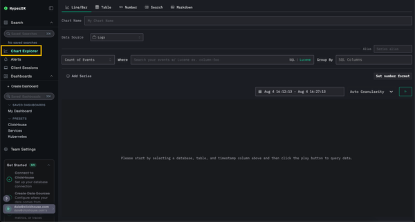 Visualizations and Dashboards with ClickStack | ClickHouse Docs