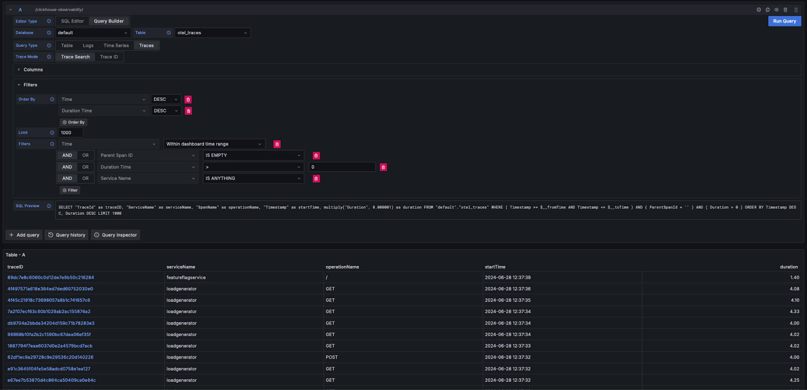 Using Grafana | ClickHouse Docs