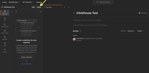 Programmatic API access with Postman | ClickHouse Docs