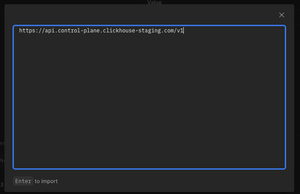 Programmatic API access with Postman | ClickHouse Docs