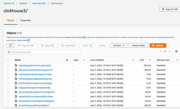 Integrating S3 with ClickHouse | ClickHouse Docs