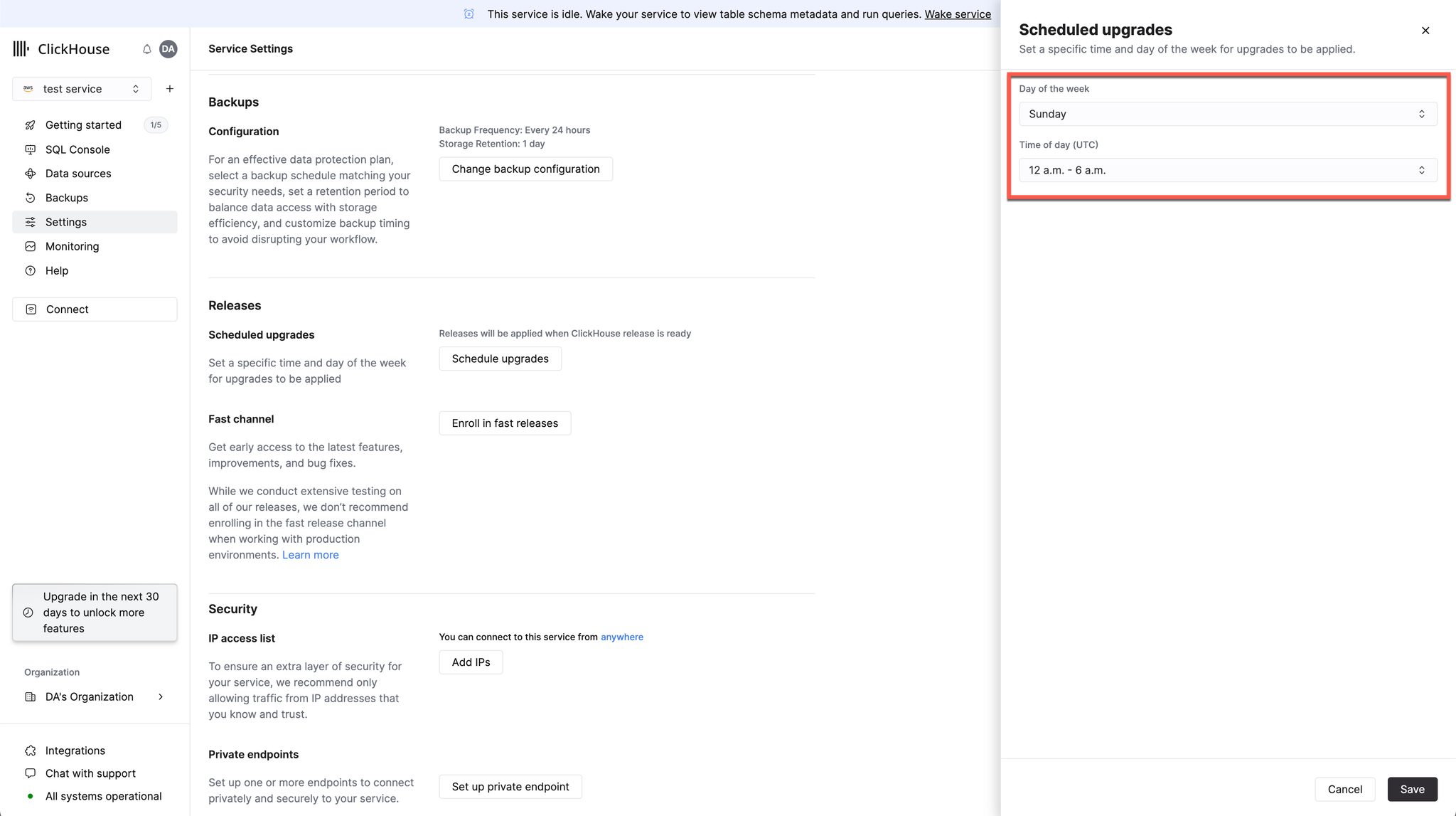 Upgrades | ClickHouse Docs