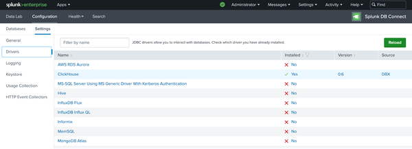Connecting Splunk to ClickHouse | ClickHouse Docs