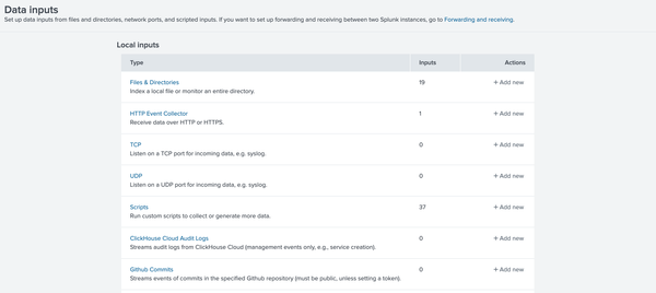 Storing ClickHouse Cloud Audit logs into Splunk | ClickHouse Docs