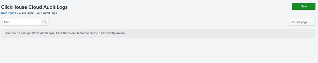 Storing ClickHouse Cloud Audit logs into Splunk | ClickHouse Docs