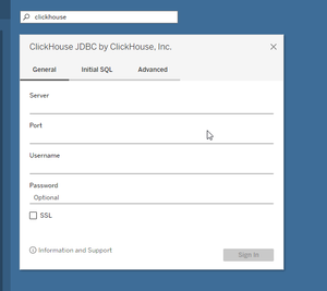 Connecting Tableau to ClickHouse | ClickHouse Docs