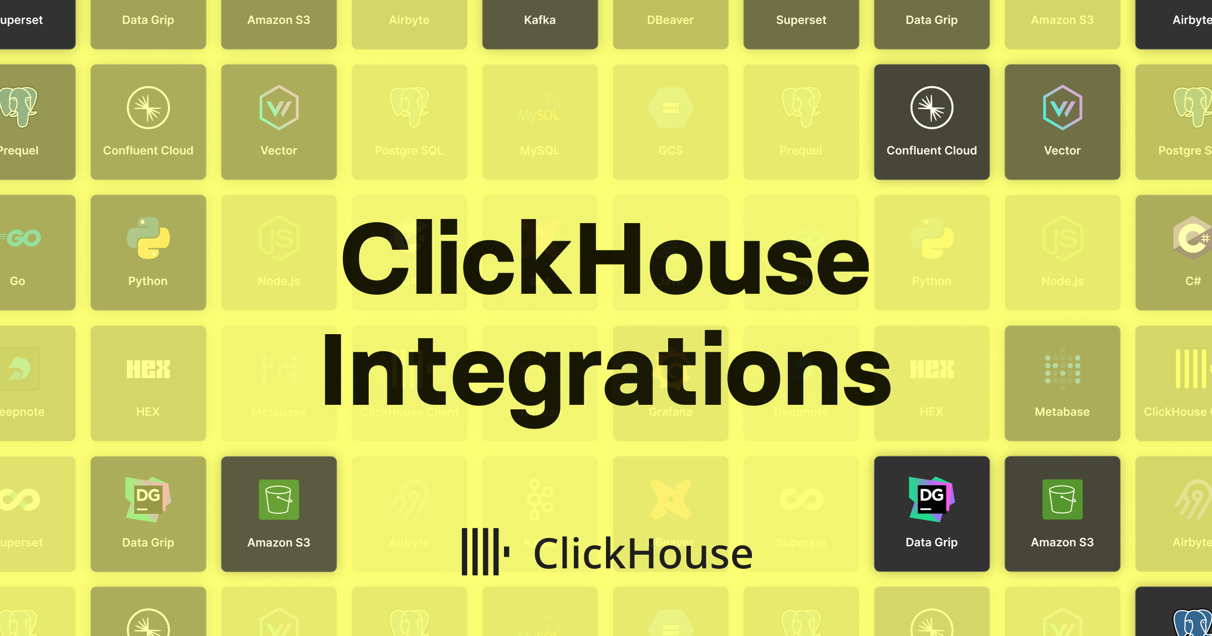 ClickHouse Integrations