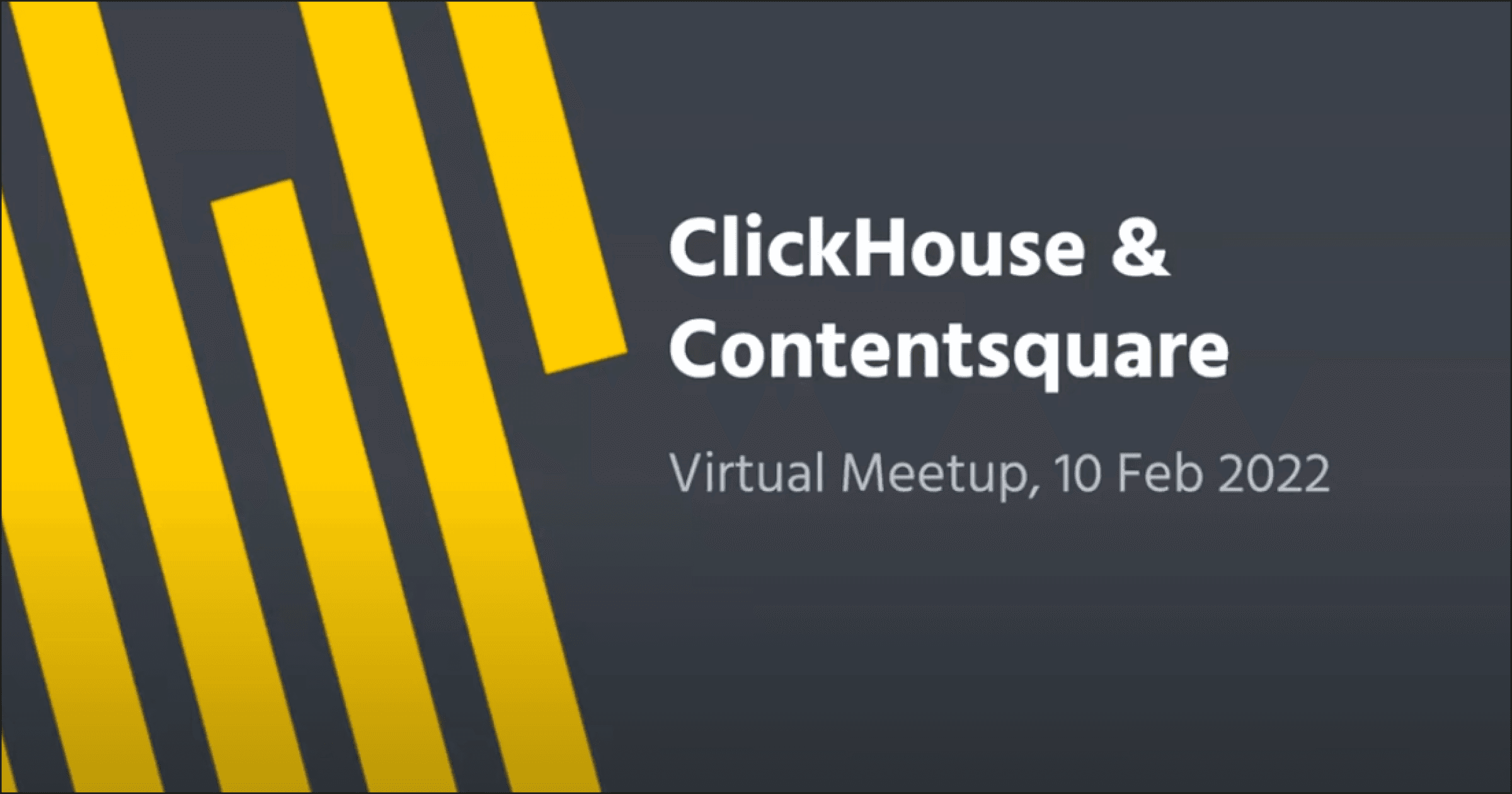 ClickHouse for Web Analytics @ Contentsquare