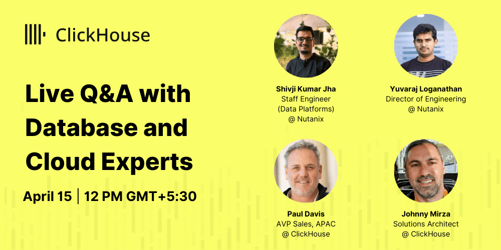 Live Q&A with Database & Cloud Experts